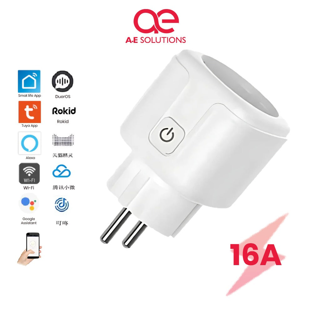 WiFi Smart Plug 16A Socket Wall – Smart Life App (EU plug) – Buy Home ...